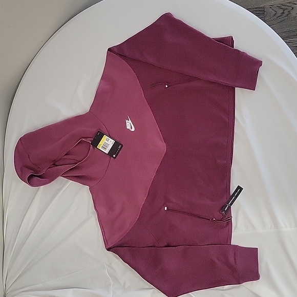 Nike | Tops | Womens Nwt Nike Sportswear Tech Fleece Rose Cj387528 Size ...